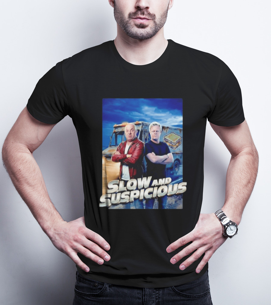 Slow And Suspicious Food Truck Crossover Duo T-Shirt