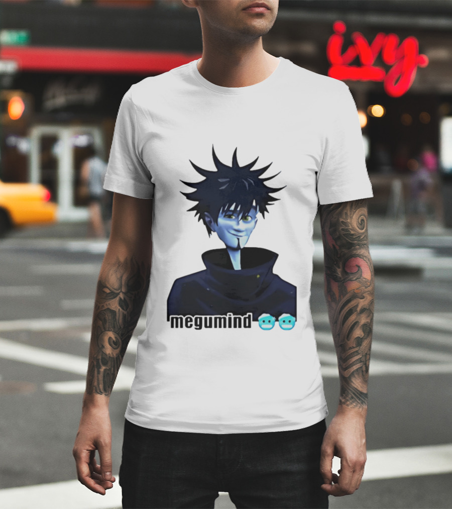 Megumind Fushiguro Megumi Jujutsu Kaisen Anime Bighead T-Shirt