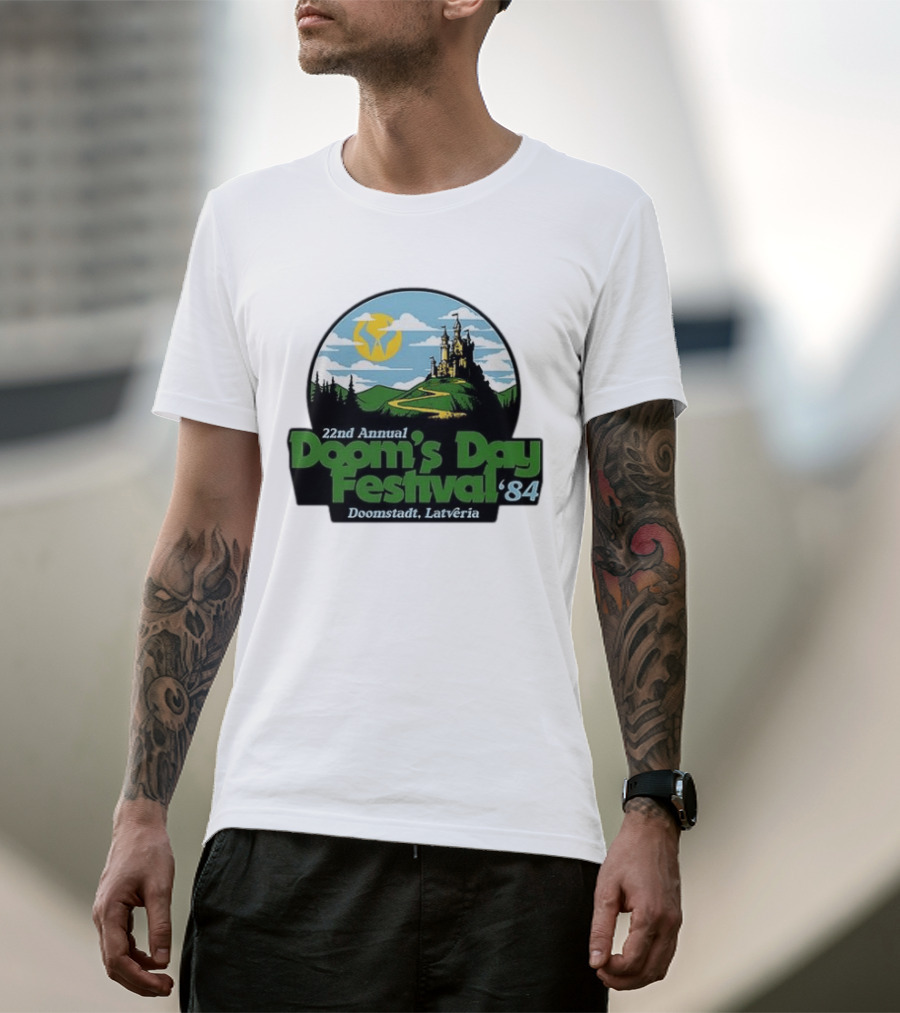22nd Annual Doom's Day Festival '84 Doomstadt Latveria Event T-Shirt