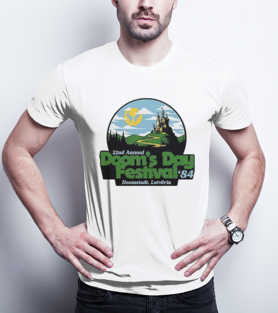 22nd Annual Doom's Day Festival '84 Doomstadt Latveria Event T-Shirt