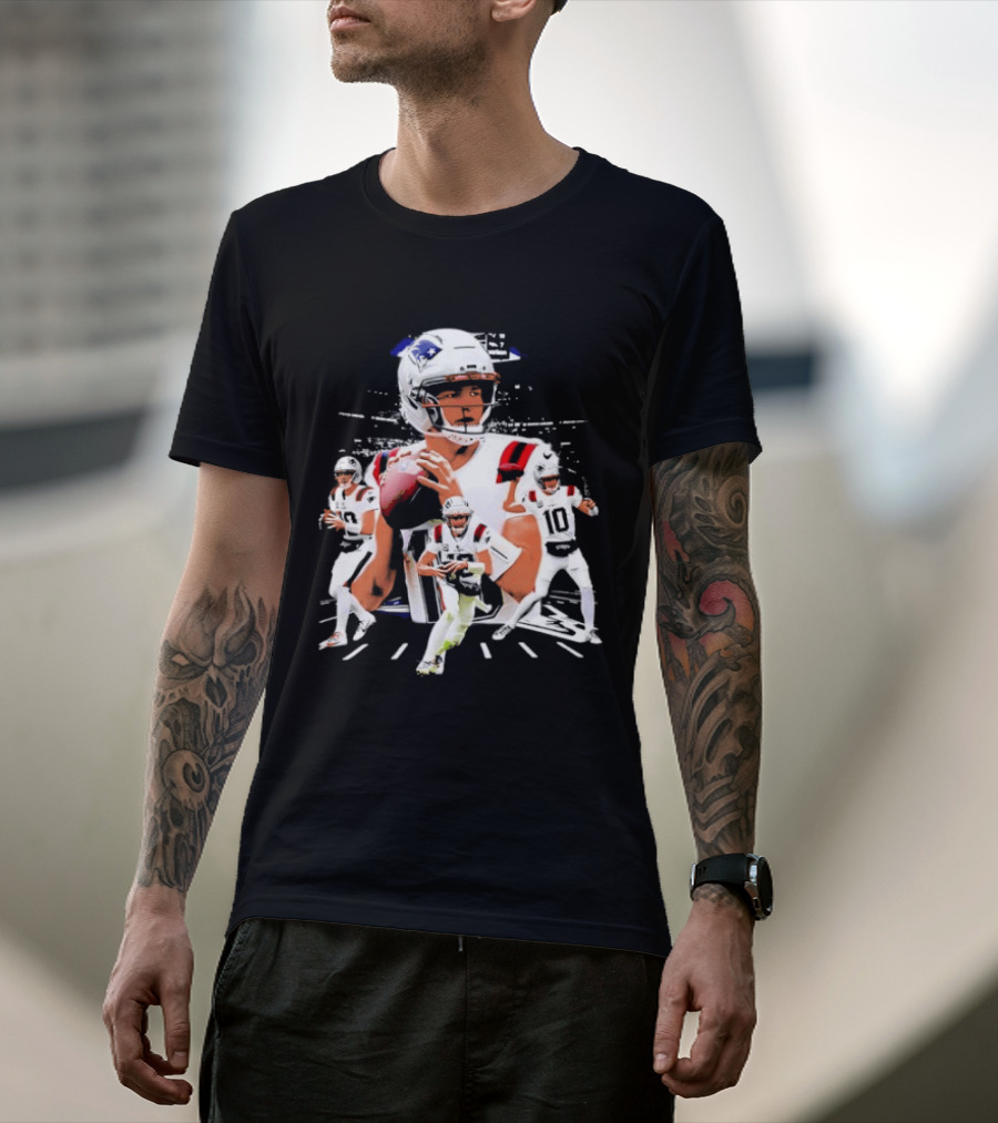 Drake Maye 2026 Highlights Football Quarterback Moments T-Shirt