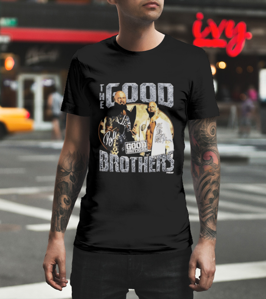 The Good Brothers Built Different Wrestling Signature Series T-Shirt