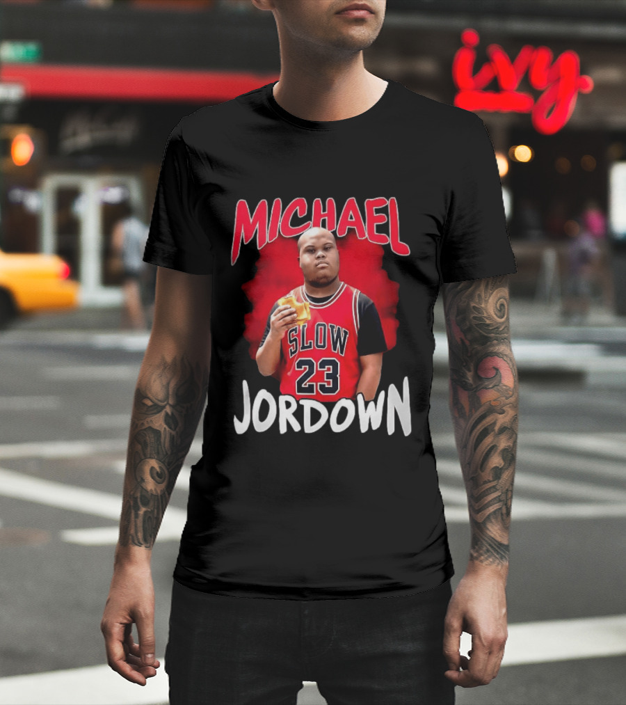 Michael Jordown Slow 23 Meme T-Shirt