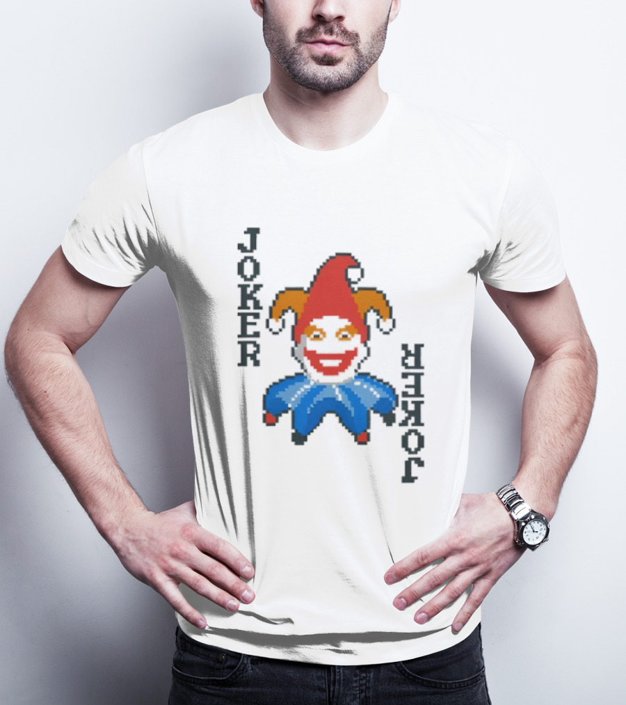 Balatro's Pixel Art Jimbo Jester Joker T-Shirt