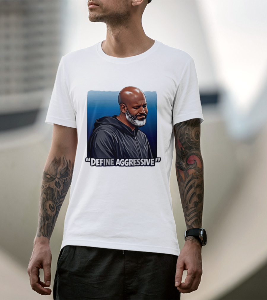 Define Aggressive Detroit Lions Brad Holmes T-Shirt