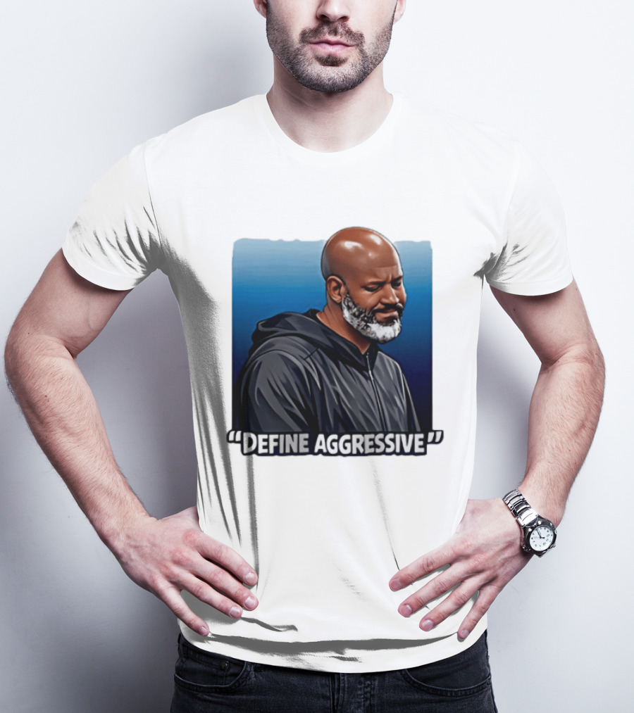 Define Aggressive Detroit Lions Brad Holmes T-Shirt
