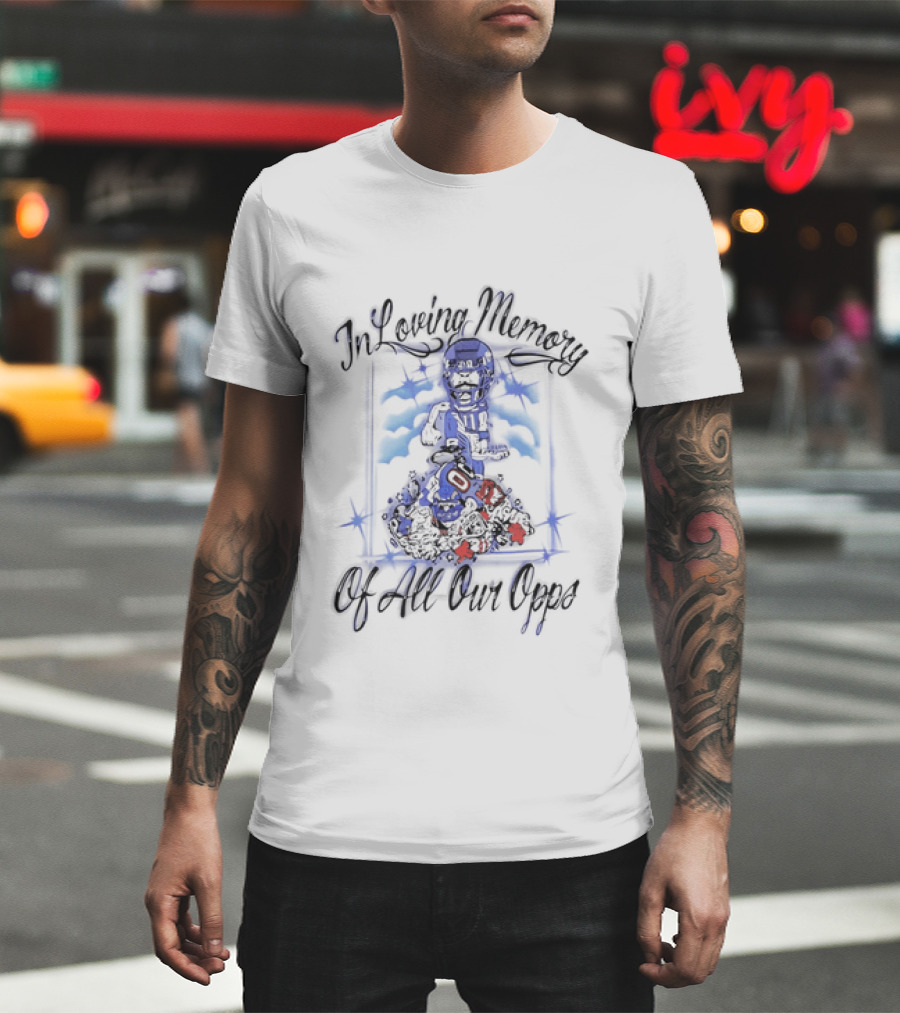 In Loving Memory Jaxon Smith Njigba Seattle Seahawks Opponents T-Shirt