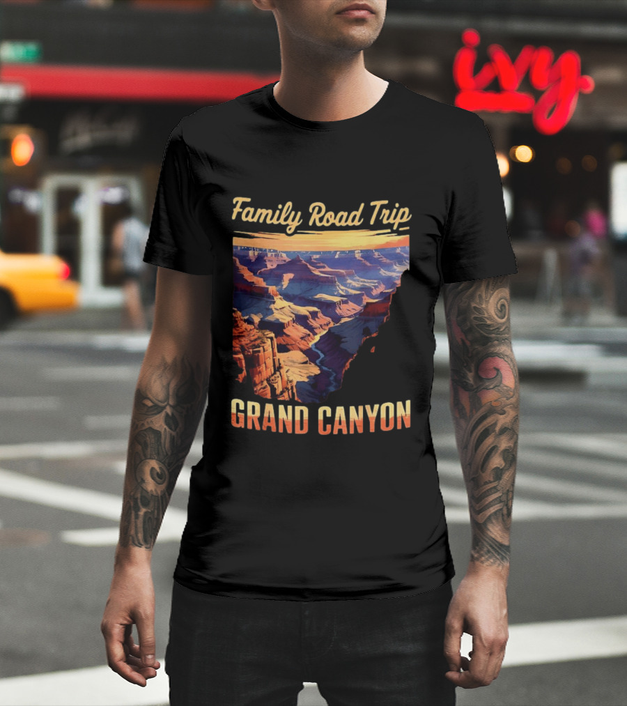 Family Road Trip Grand Canyon National Park Adventure T-Shirt