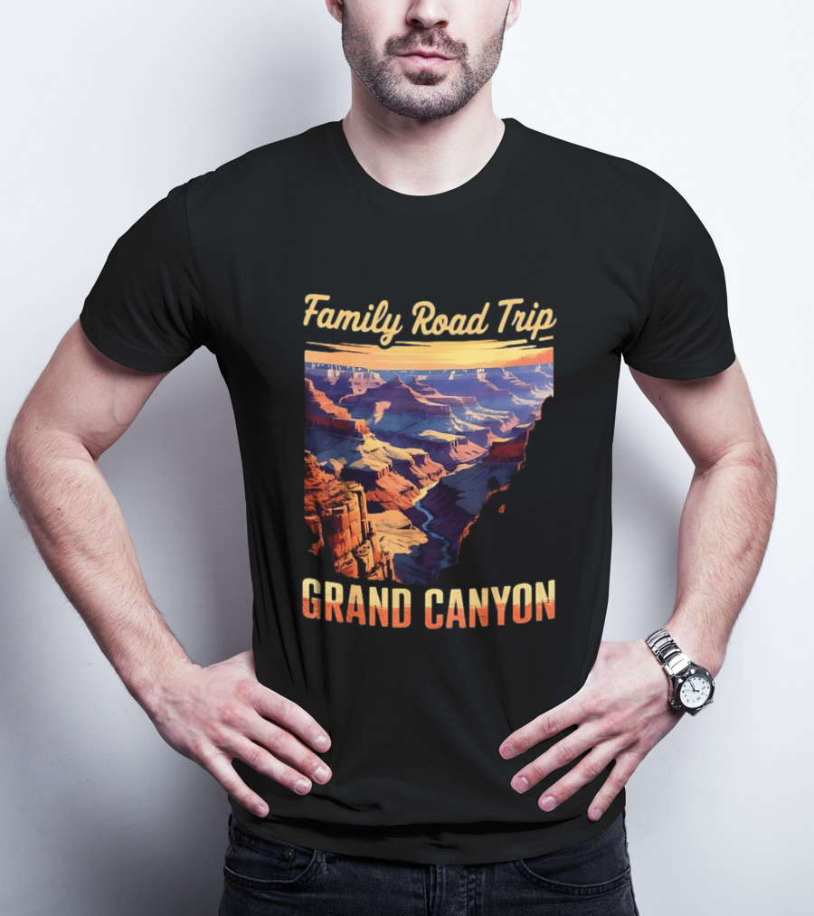 Family Road Trip Grand Canyon National Park Adventure T-Shirt