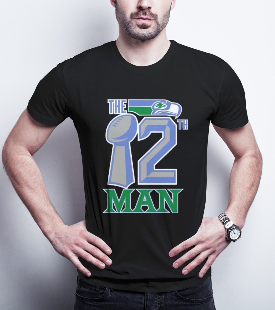 The 12th Man Seattle Bird Fan Football T-Shirt
