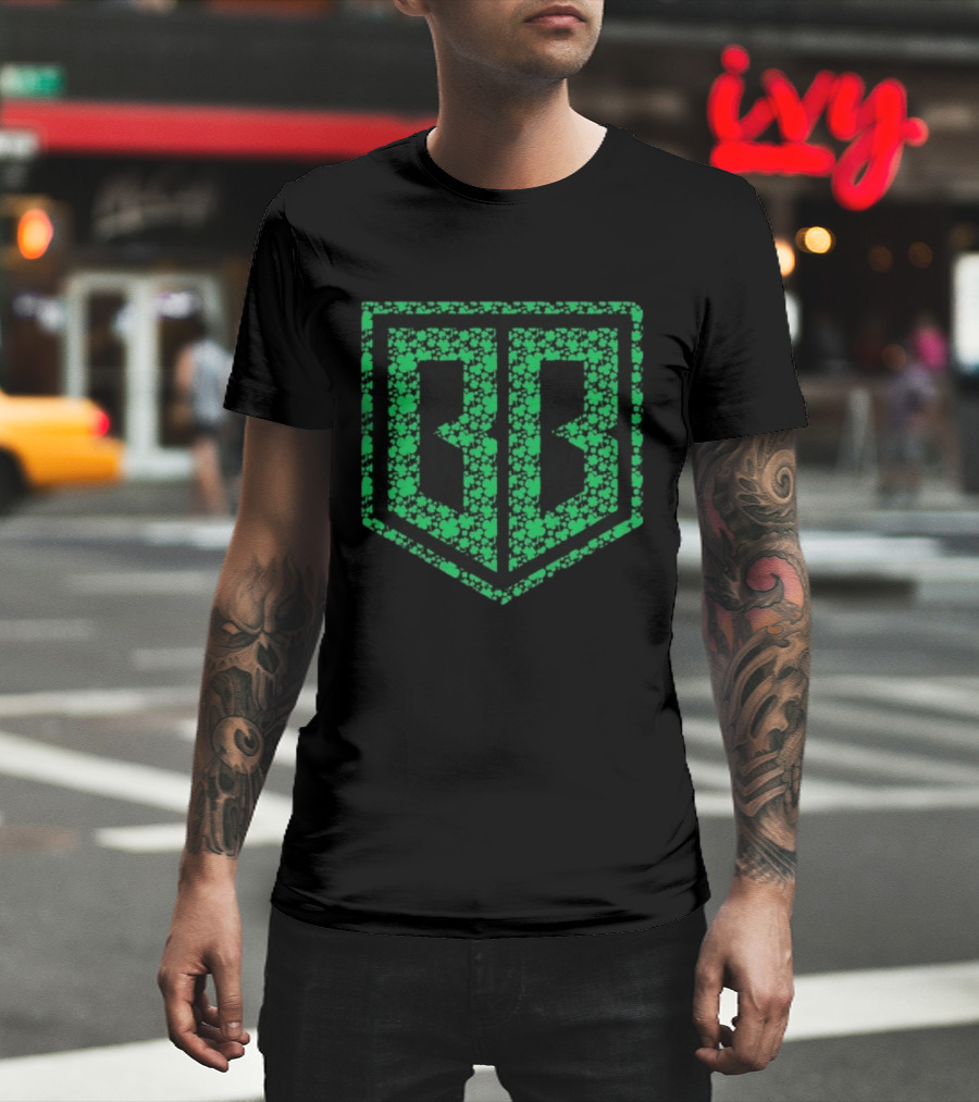 Bunker Branding Co. BB Clover St Patrick's Day T-Shirt