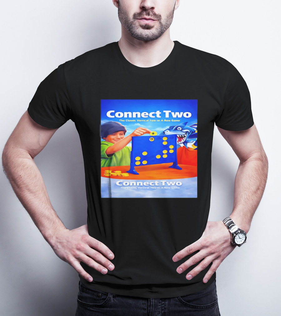 Connect Two The Classic Vertical Two In A Row Game T-Shirt