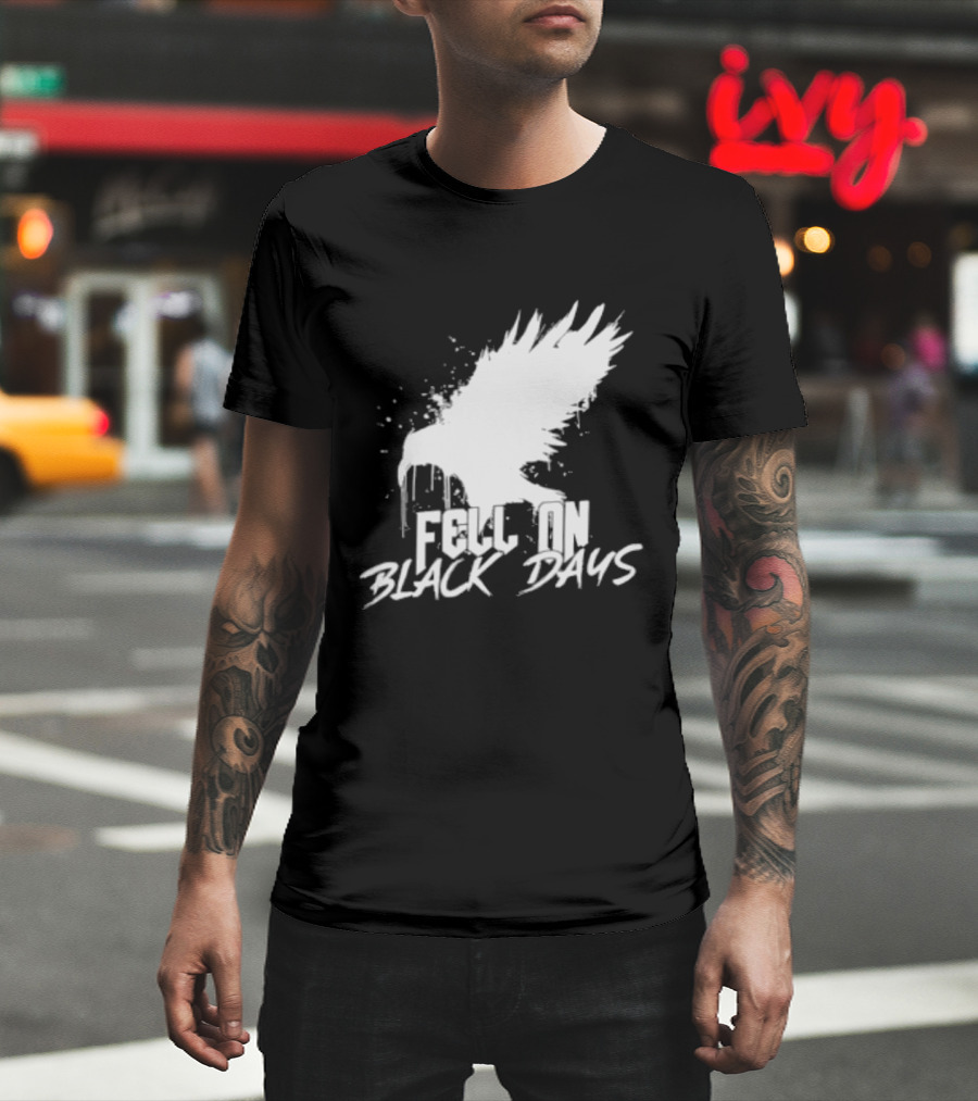 Fell On Black Days Raven Bird T-Shirt