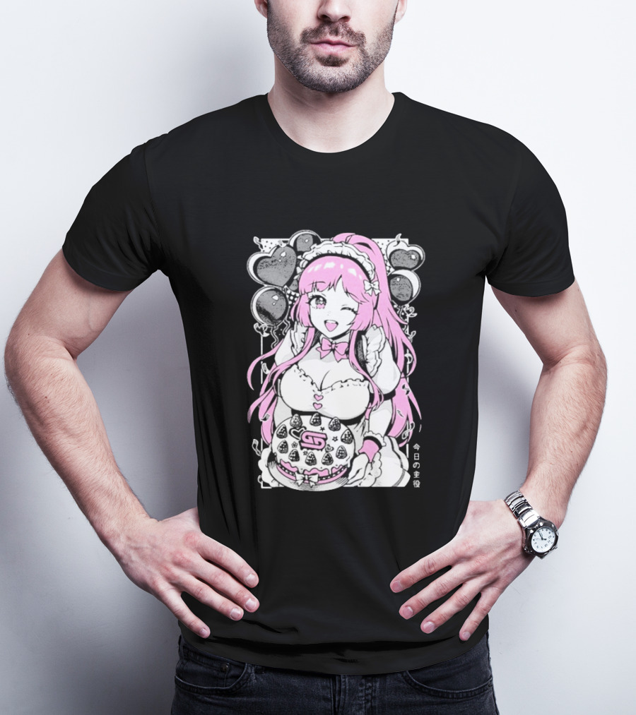 Gamer Supps Waifu Birthday Girl 10th Anniversary Celebration T-Shirt