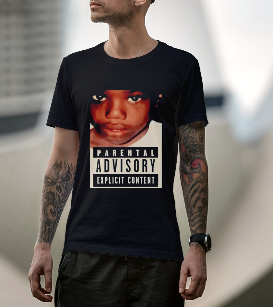 Parental Advisory Explicit Content Baby Keem Casino Album Cover Tracklist T-Shirt
