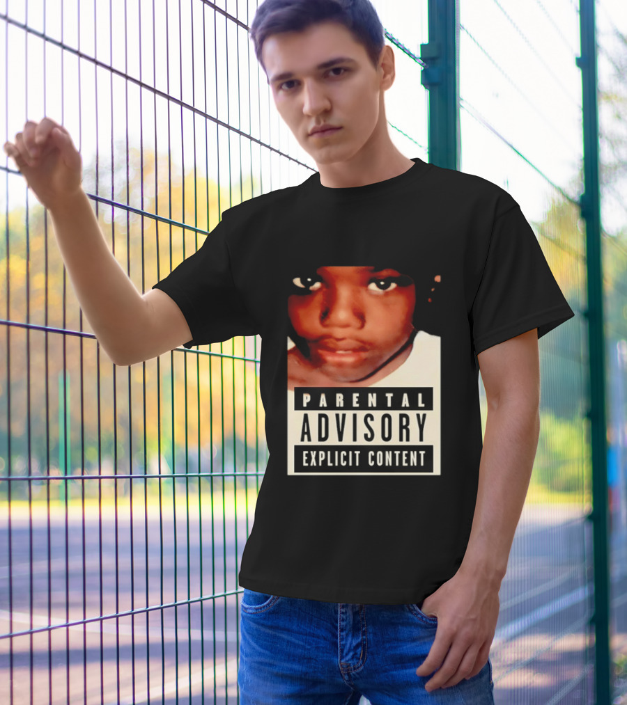Parental Advisory Explicit Content Baby Keem Casino Album Cover Tracklist T-Shirt