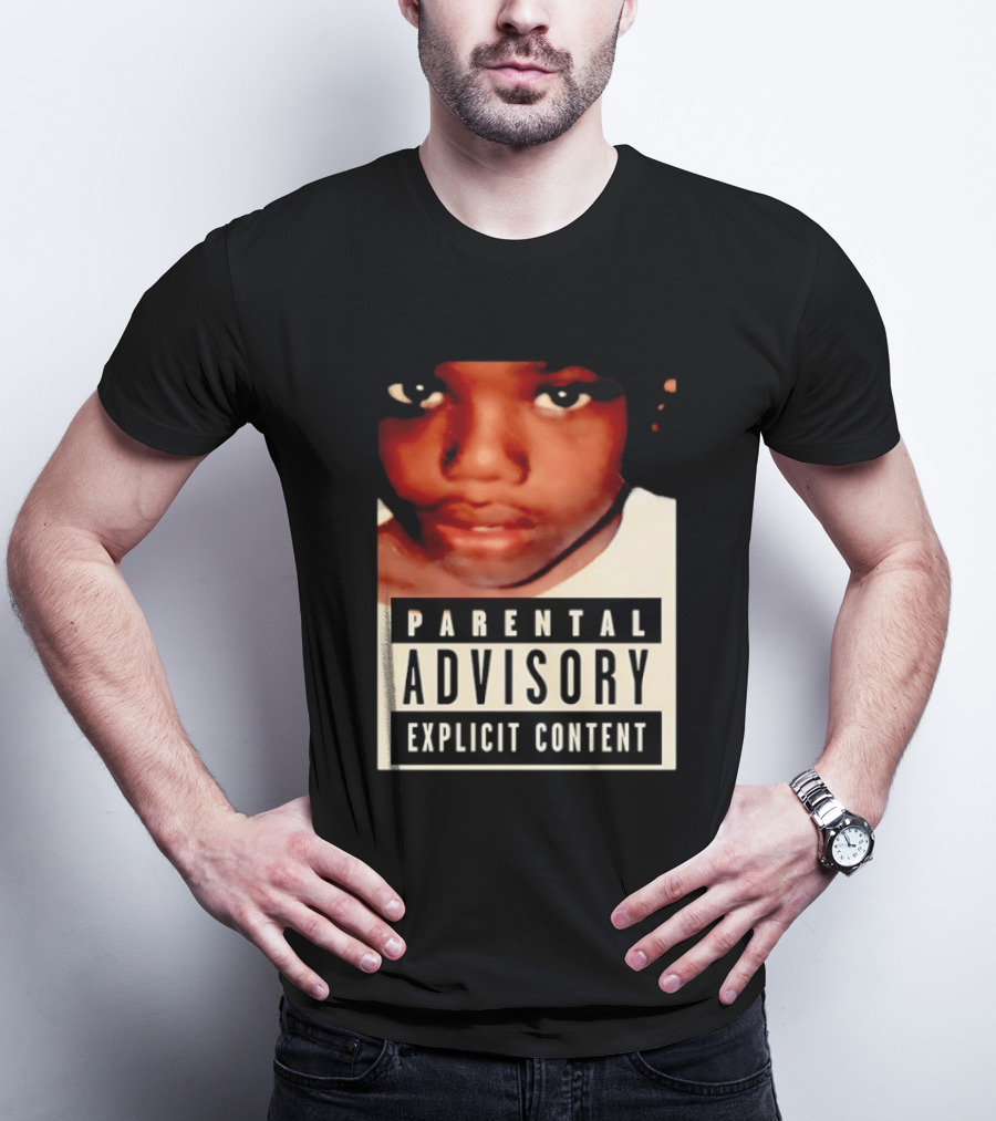 Parental Advisory Explicit Content Baby Keem Casino Album Cover Tracklist T-Shirt
