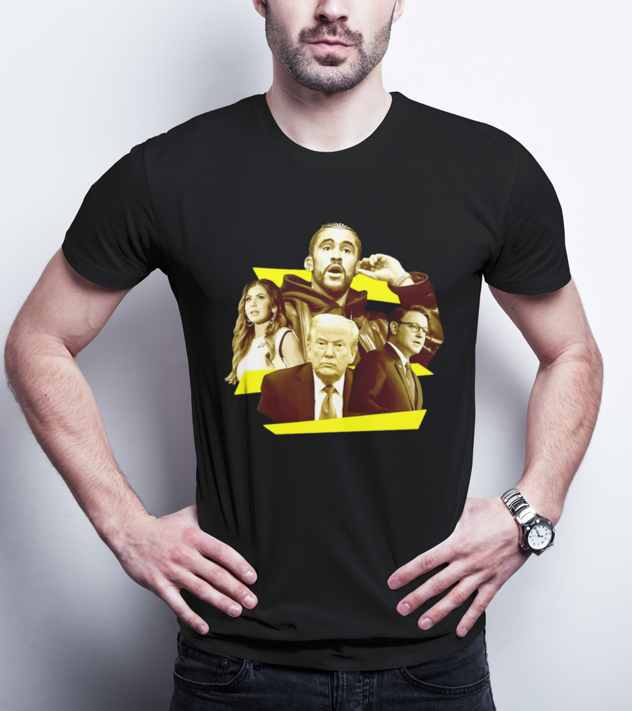 Bad Bunny Trump Mike Johnson House Speaker T-Shirt