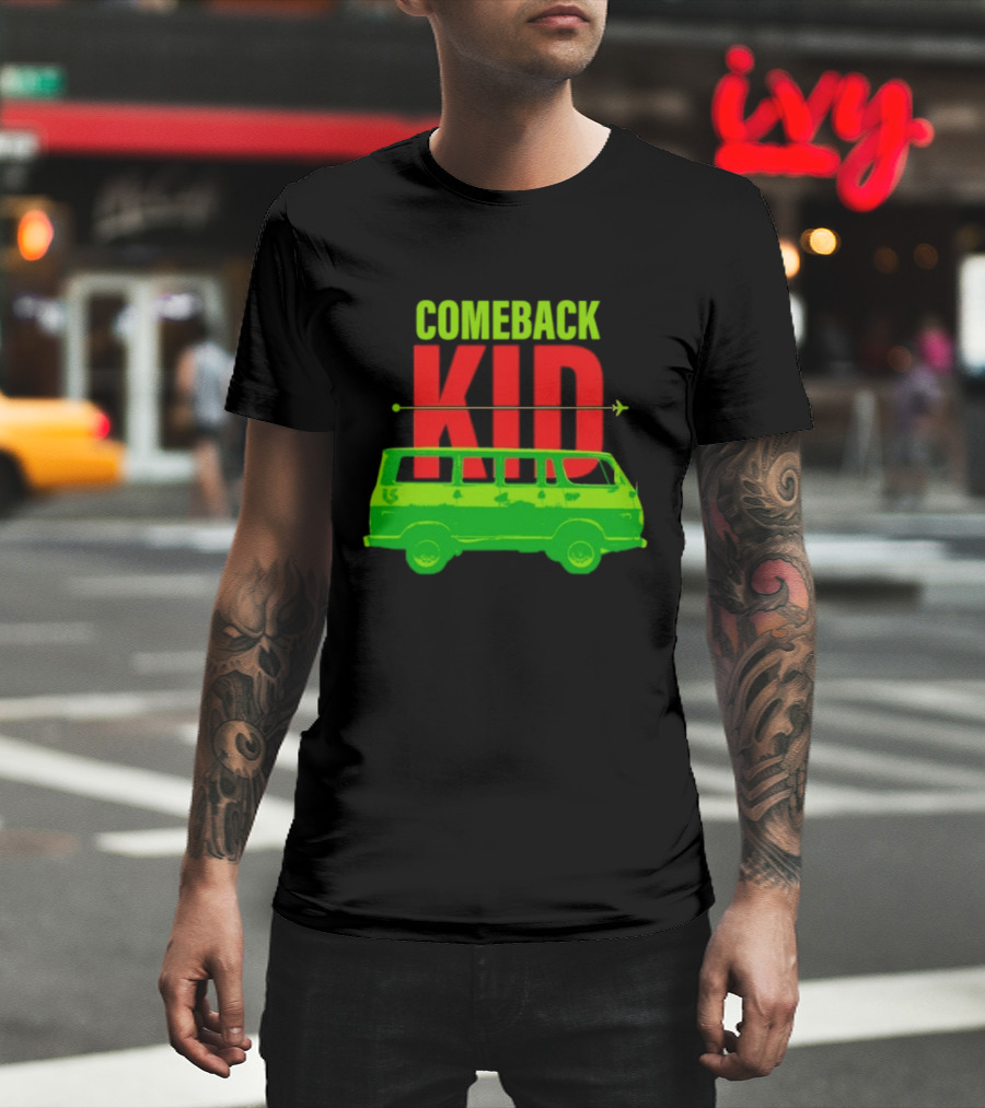 Louden Swain Comeback Kid Green Van Arrow T-Shirt
