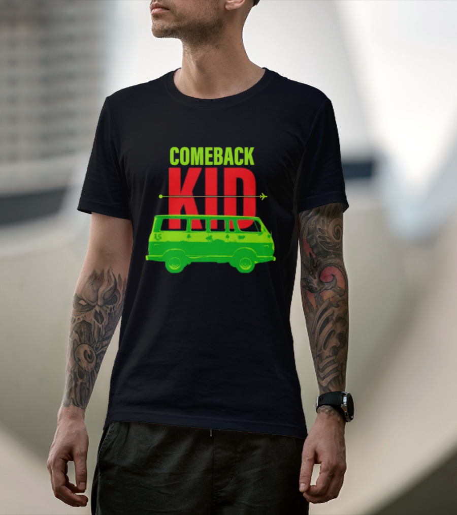 Louden Swain Comeback Kid Green Van Arrow T-Shirt
