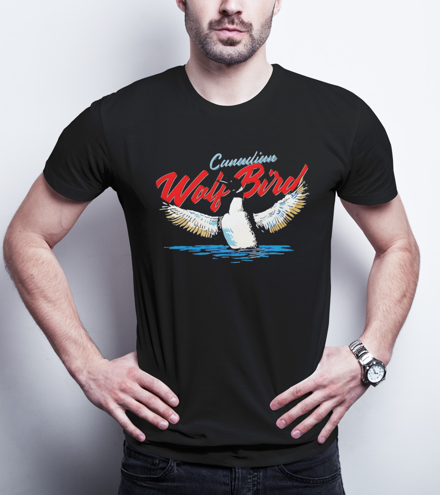 Canadian Wolf Bird Minnesota Loon Lake T-Shirt