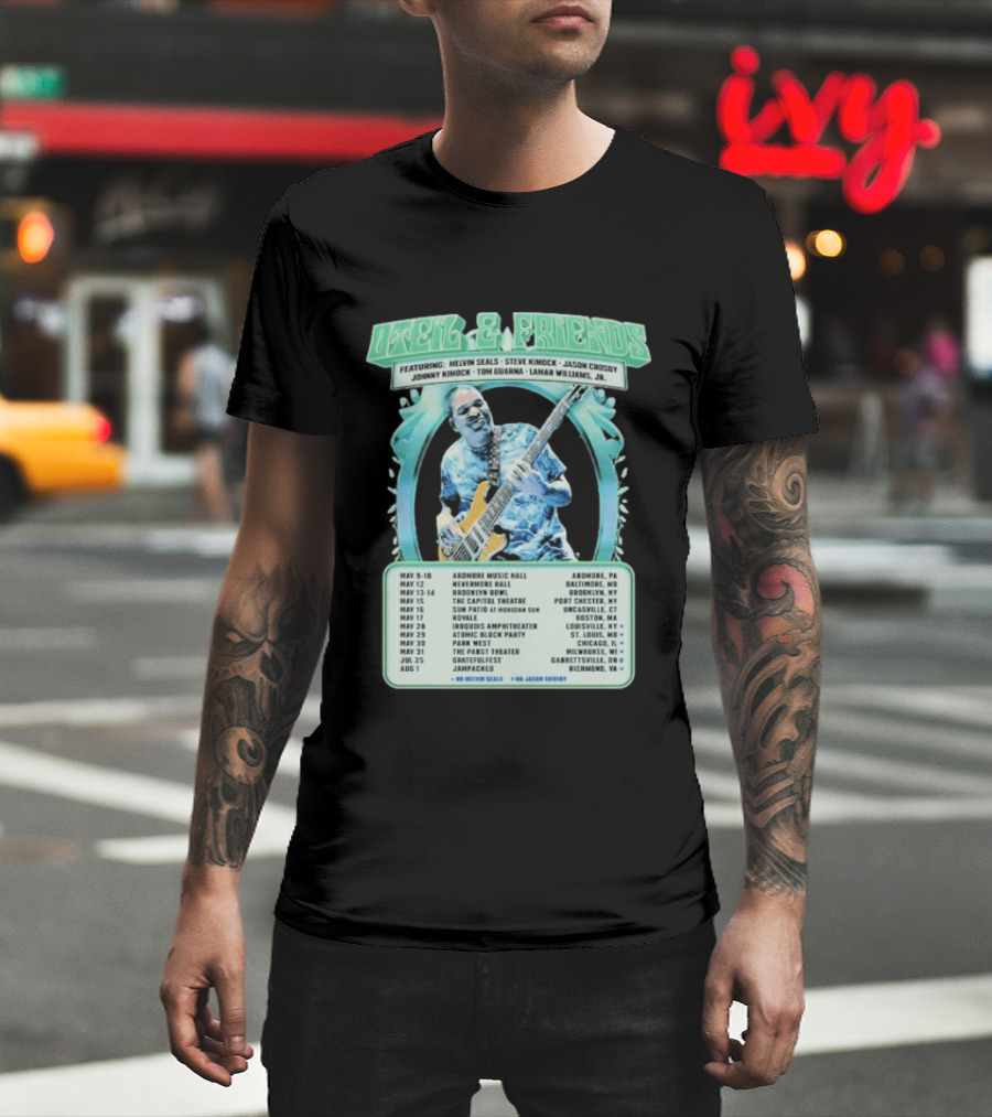 Oteil And Friends 2026 Tour North America Featuring Melvin Seals Steve Kimock City Dates May T-Shirt