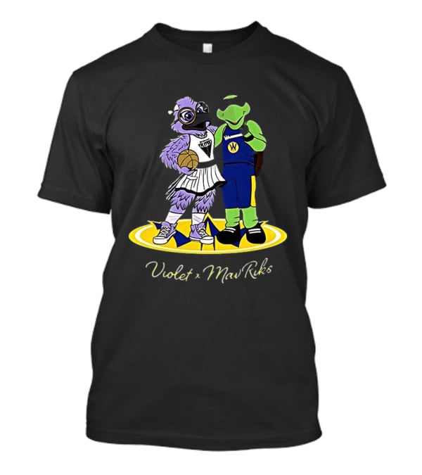Violet Golden State Valkyries Mav'Riks Santa Cruz Warriors T-Shirt