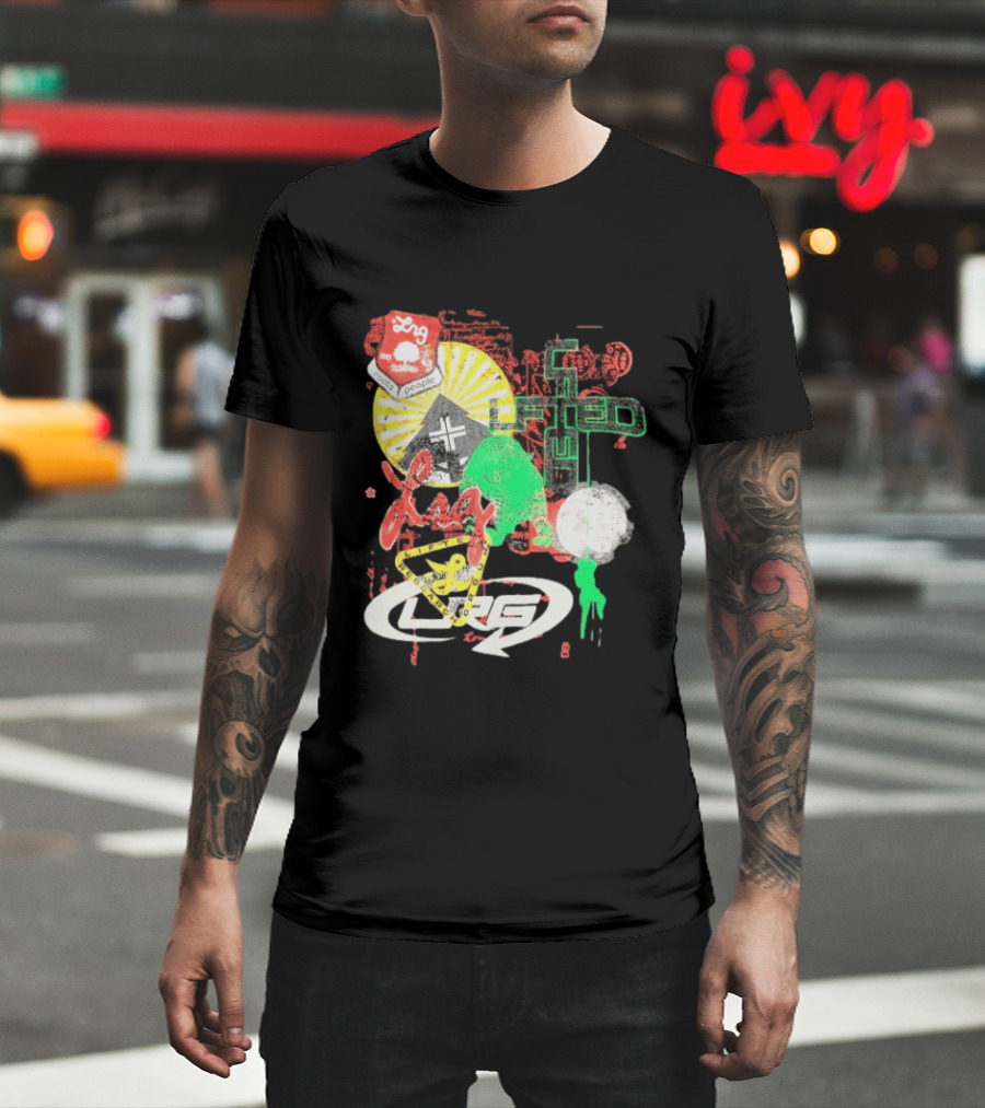 Lifted Research Group LRG Mashup Rockin People LRG Tag Nature T-Shirt