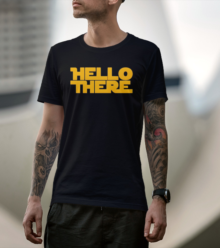 Hello There Obi Wan Kenobi Yellow T-Shirt