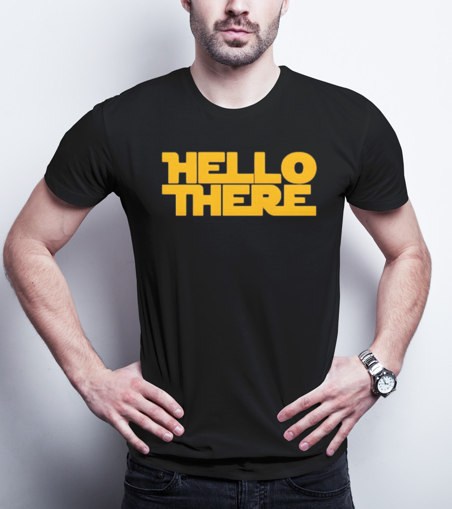 Hello There Obi Wan Kenobi Yellow T-Shirt