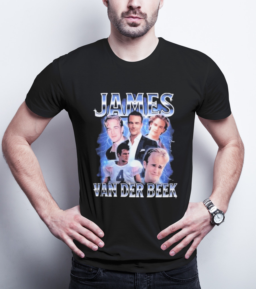 James Van Der Beek 90s Iconic Characters Collage T-Shirt