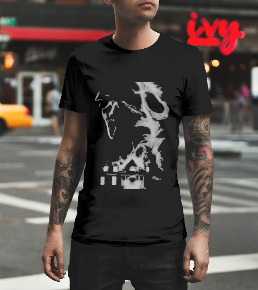 30th Anniversary Scream Kill Tour Texas Chainsaw Massacre Map T-Shirt