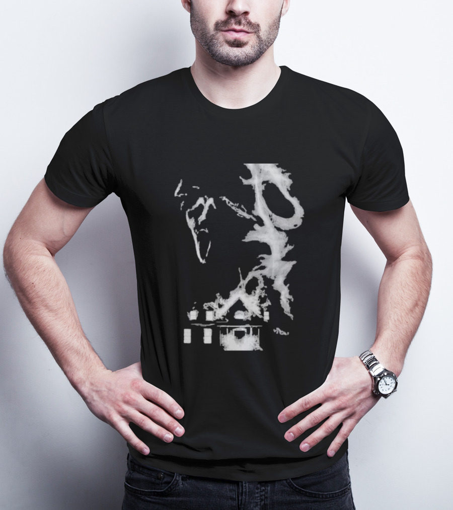 30th Anniversary Scream Kill Tour Texas Chainsaw Massacre Map T-Shirt