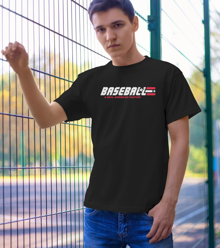 BASEBALL A Real American Pastime T-Shirt