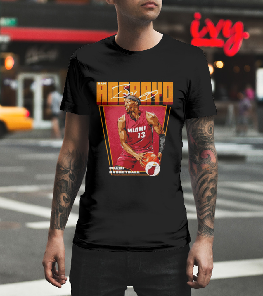 Bam Adebayo Miami 13 Basketball Heat T-Shirt