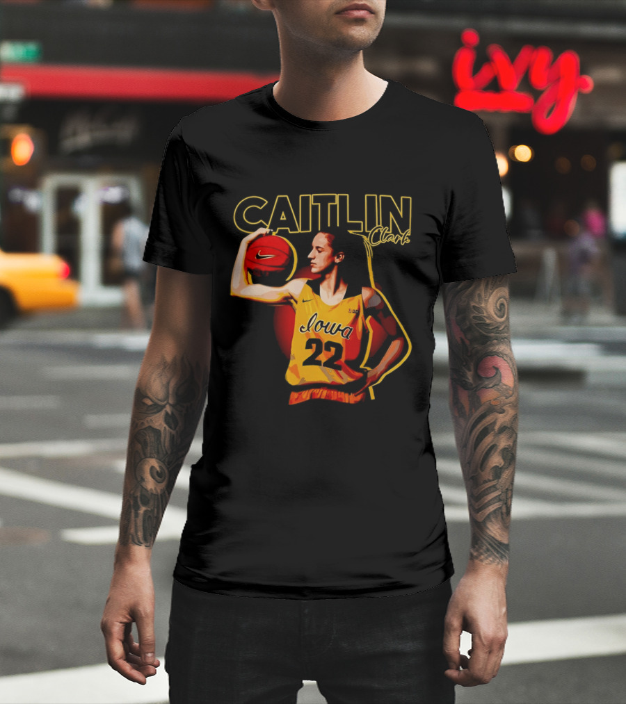 Caitlin Clark Iowa Basketball 22 Nike T-Shirt