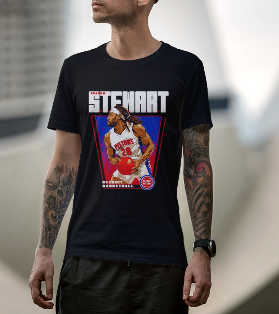 Isaiah Stewart Detroit Pistons Basketball 28 T-Shirt