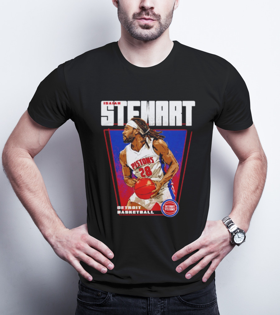 Isaiah Stewart Detroit Pistons Basketball 28 T-Shirt