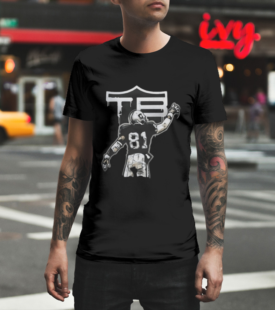 Las Vegas Raiders Mr. R8R 81 TB Football T-Shirt