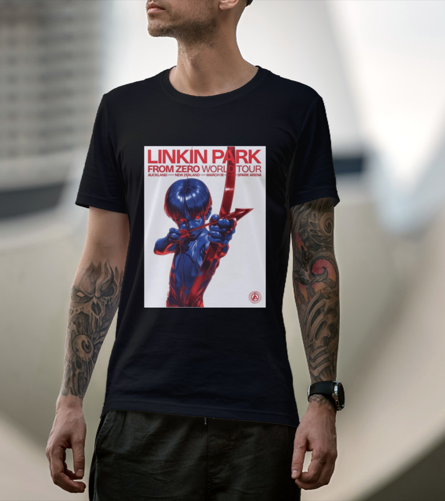 Linkin Park From Zero World Tour Auckland New Zealand 2026 March 18 Spark Arena T-Shirt