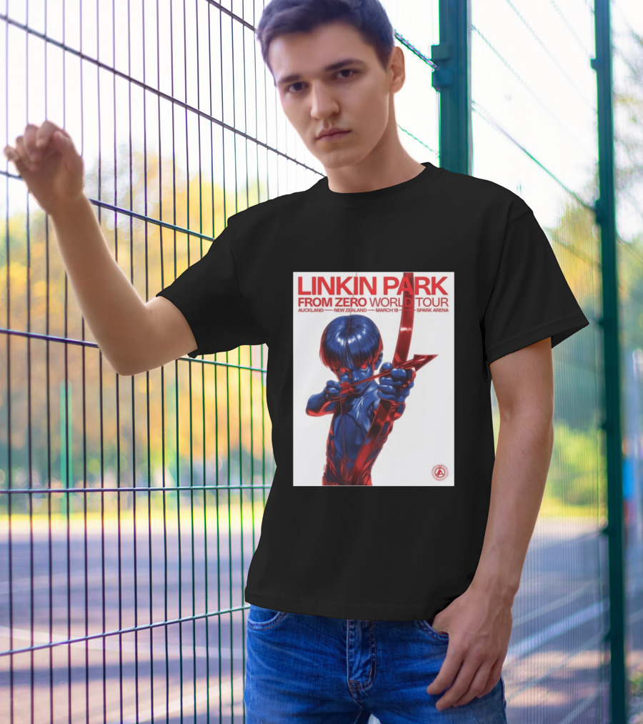 Linkin Park From Zero World Tour Auckland New Zealand 2026 March 18 Spark Arena T-Shirt