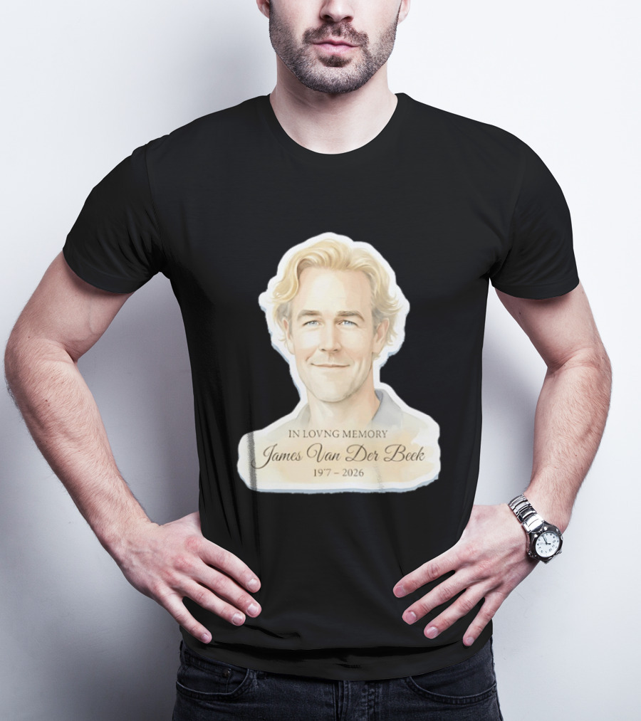 James Van Der Beek In Loving Memory 1977 2026 T-Shirt