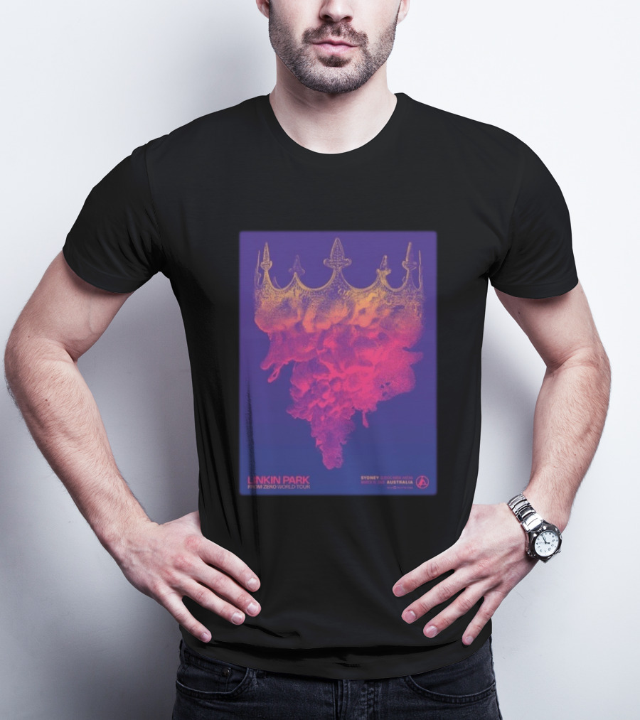 Linkin Park From Zero World Tour Sydney Qudos Bank Arena March 15 2026 Night 2 Australia Gig T-Shirt