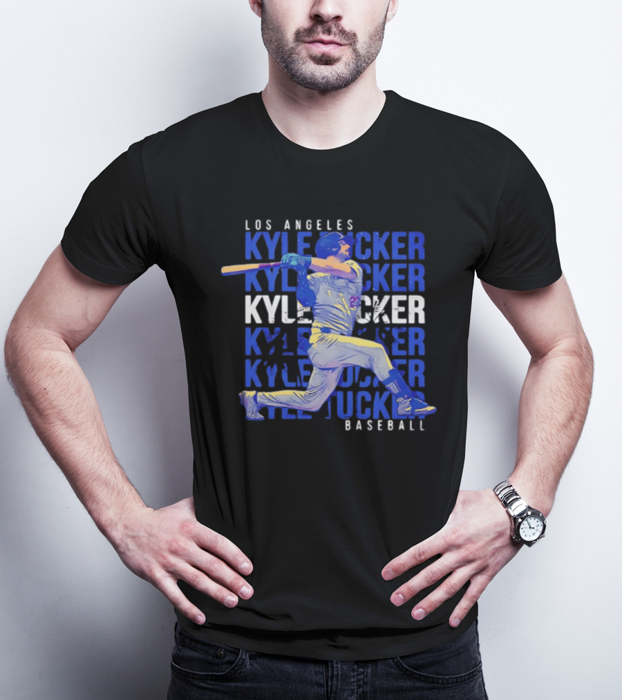 Los Angeles Kyle Tucker Baseball Dodgers Name Repeat T-Shirt