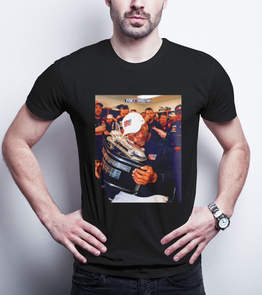 FOX NASCAR Michael Jordan 23XI Racing Daytona 500 Victory Celebration T-Shirt