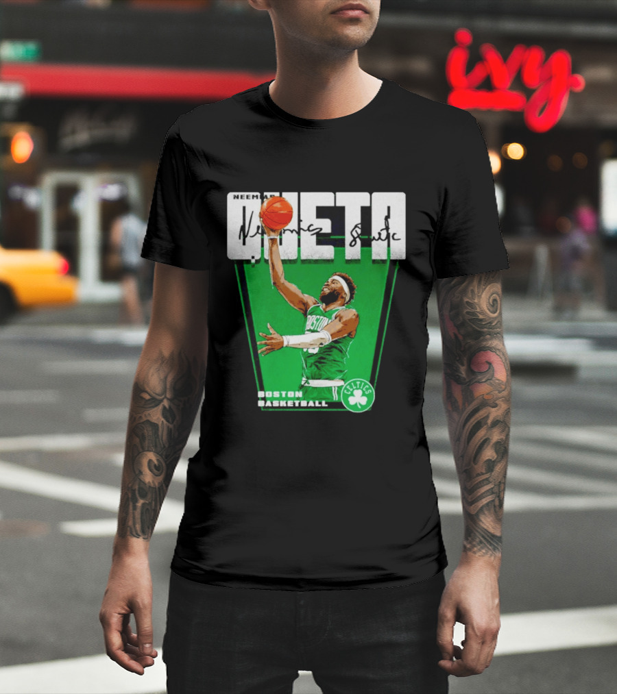 Neemias Queta Boston Celtics Basketball Celtics T-Shirt