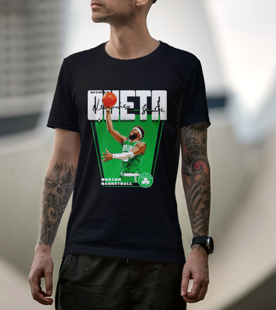 Neemias Queta Boston Celtics Basketball Celtics T-Shirt