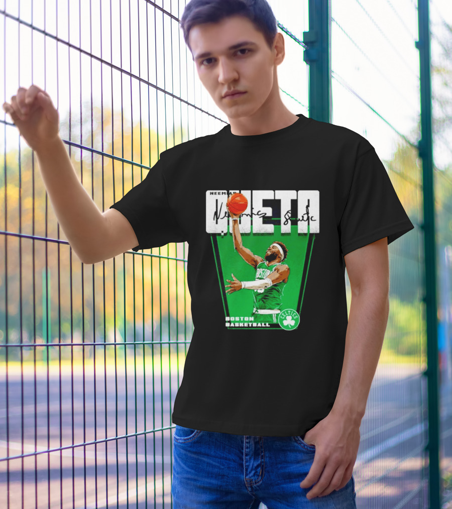 Neemias Queta Boston Celtics Basketball Celtics T-Shirt