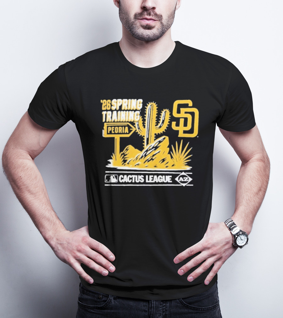 San Diego Padres 2026 Cactus League Spring Training Peoria MLB T-Shirt