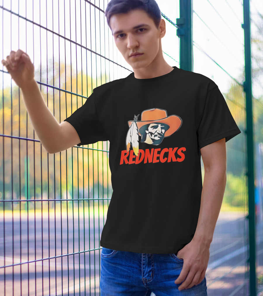 Rednecks Cowboy Hat Feather T-Shirt